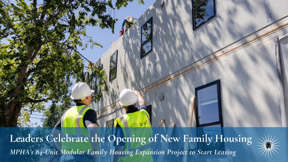 Regional HUD Administrator, Mayor Frey, and Chair Fernando Join MPHA to ...
