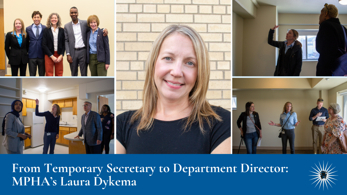 From Temporary Secretary to Department Director: MPHA’s Laura Dykema ...